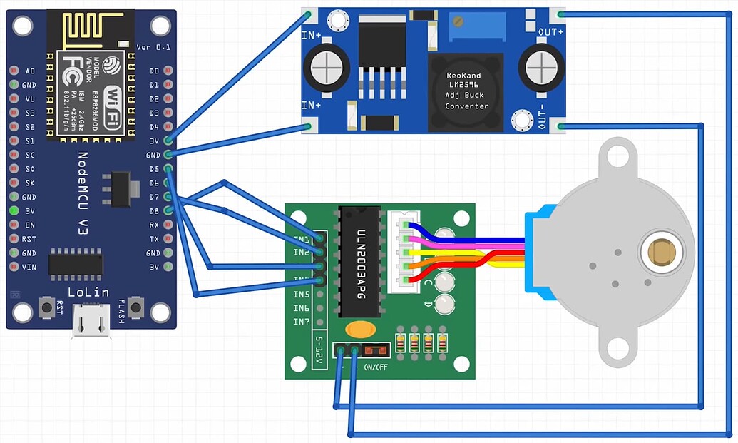 28BYJ-48 – 5V not working with esp8266 - General Guidance - Arduino Forum
