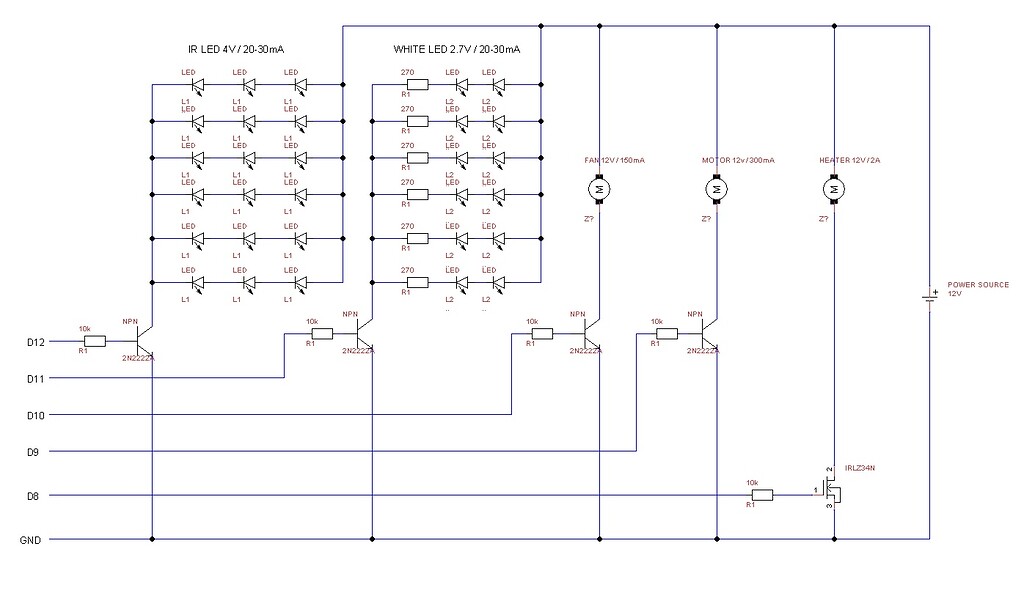 Control a few 12v circuits with an Arduino - General Guidance - Arduino ...
