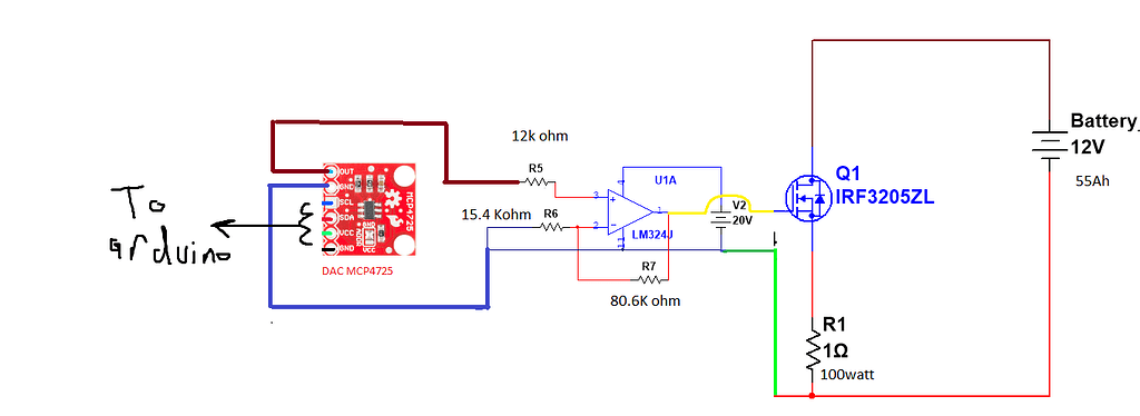 Driving power mosfet with mcp4725? - General Electronics - Arduino Forum