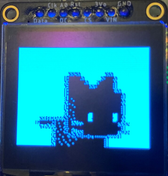 How To Display Grayscale Bitmaps On Ssd1327128x128 General Guidance Arduino Forum 