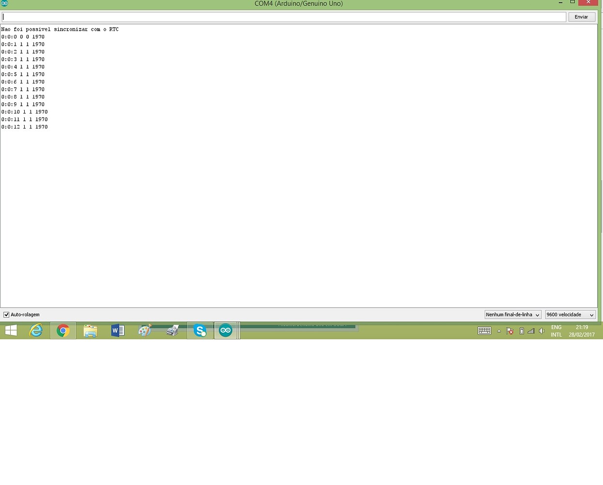 Dificuldade com RTC DS3231 - Português - Arduino Forum