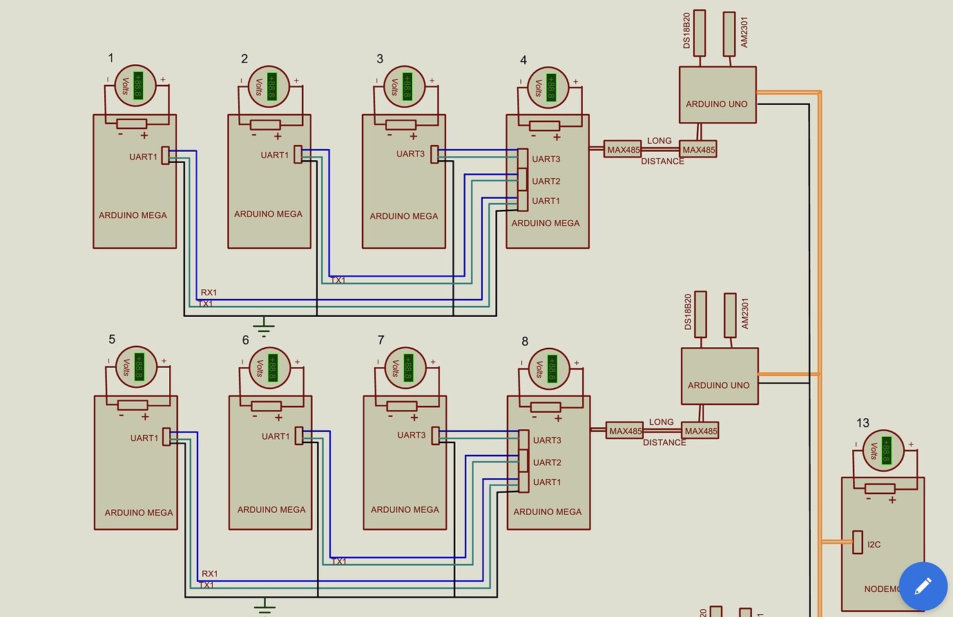 Multiple power supply an ground arduino interfacing - General Guidance - Arduino Forum
