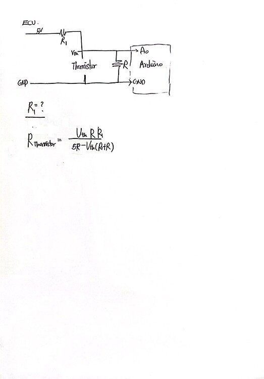 Car ecu thermistor resistance - General Guidance - Arduino Forum