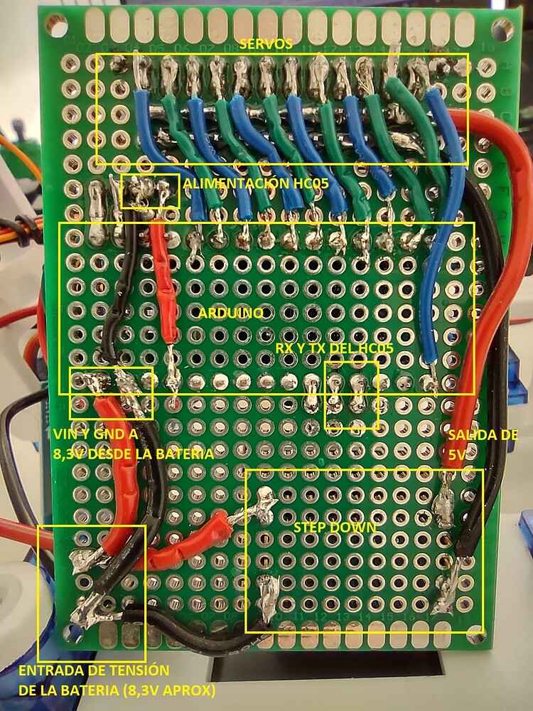 Robot Spider - Problema de alimentación - Proyectos - Arduino Forum