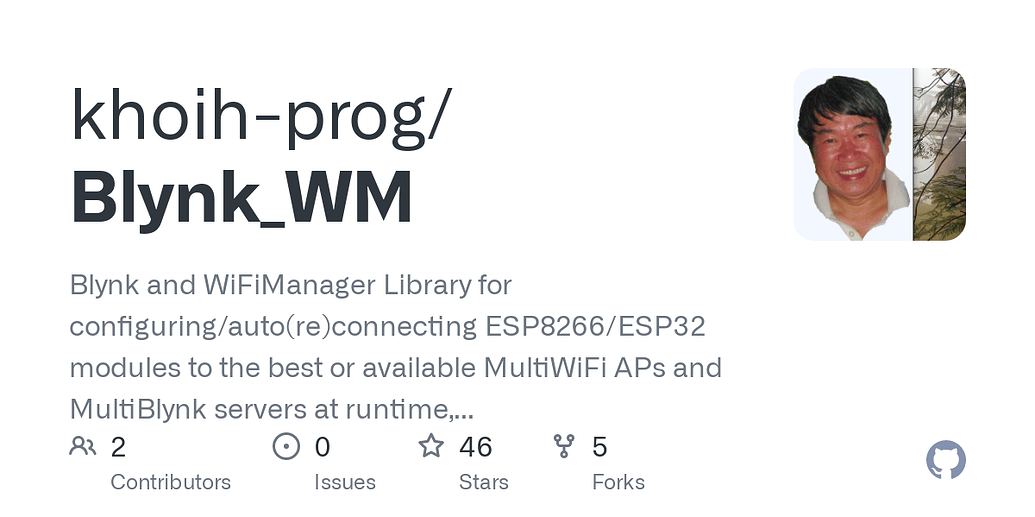 Blynk_WiFiManager - Libraries - Arduino Forum