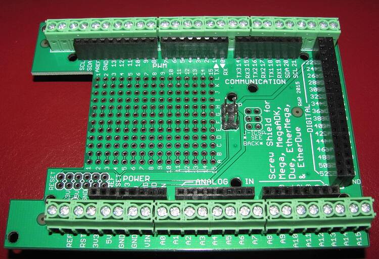 Arduino Mega Screw Terminal Shield - Hardware Development - Arduino Forum