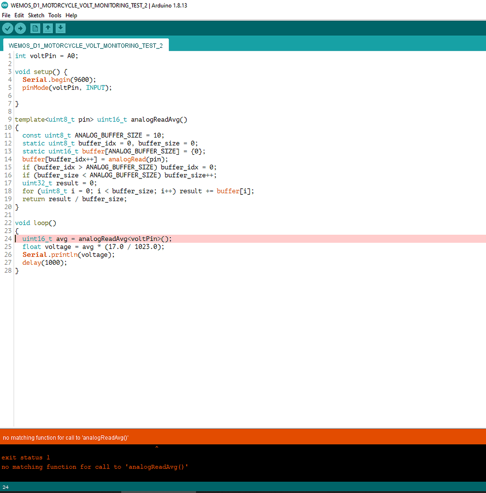 Fluctuating voltage value in print console - Programming - Arduino Forum