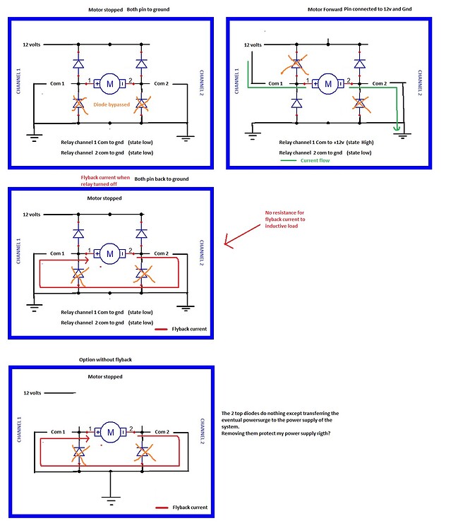 [Solved] Where should I put the flyback diode? - General Electronics ...