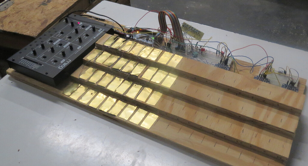 Capacitive keyboard - Sensors - Arduino Forum