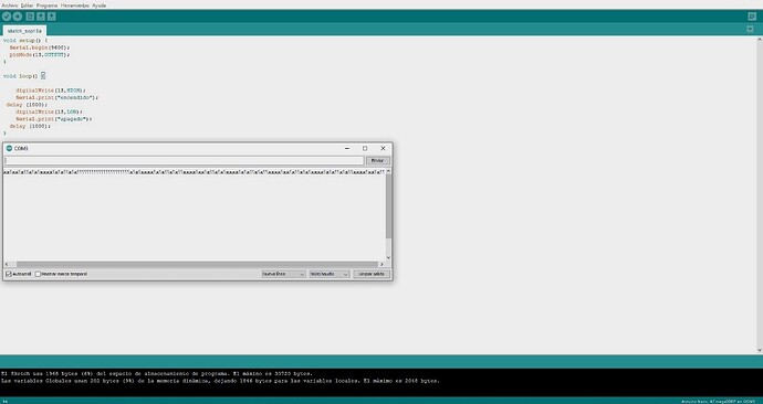 Problema con el monitor serie en arduino nano - Software - Arduino Forum