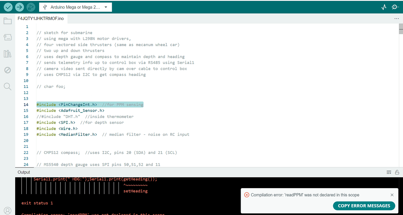PPM Sensing Issue - Robotics - Arduino Forum