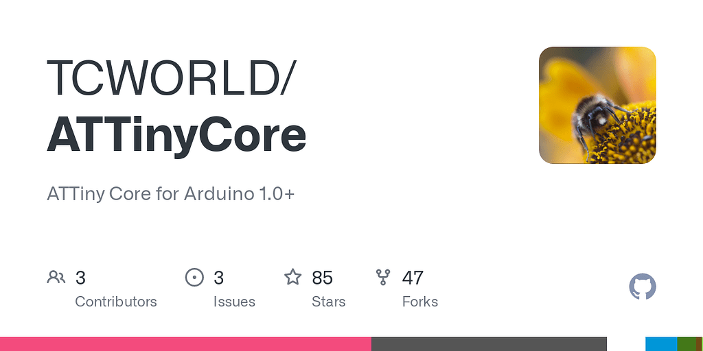 My Core Bootloader Version For Attinys 3rd Party Boards Arduino Forum
