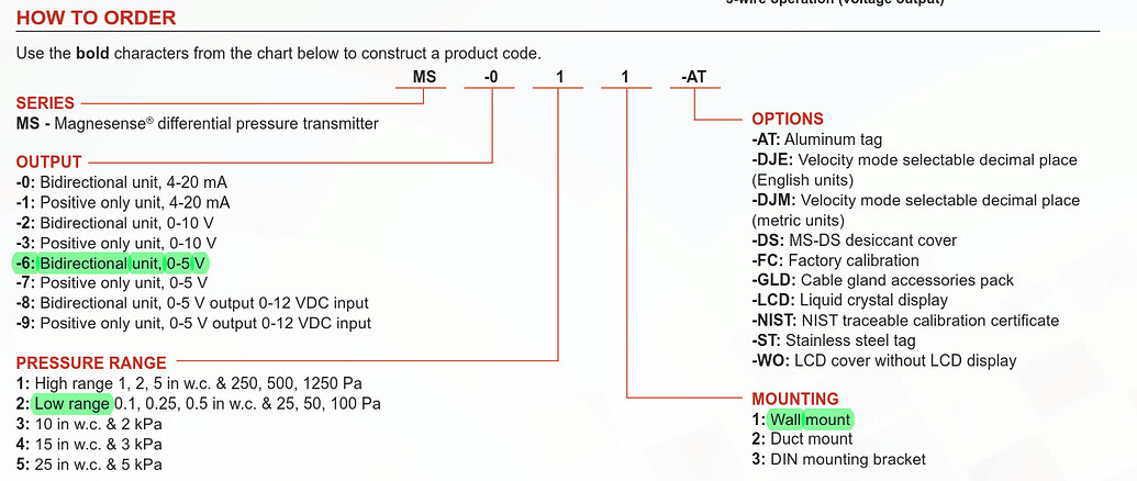 Differential Pressure Sensor with 4-20mA Output - Page 2 - Sensors ...