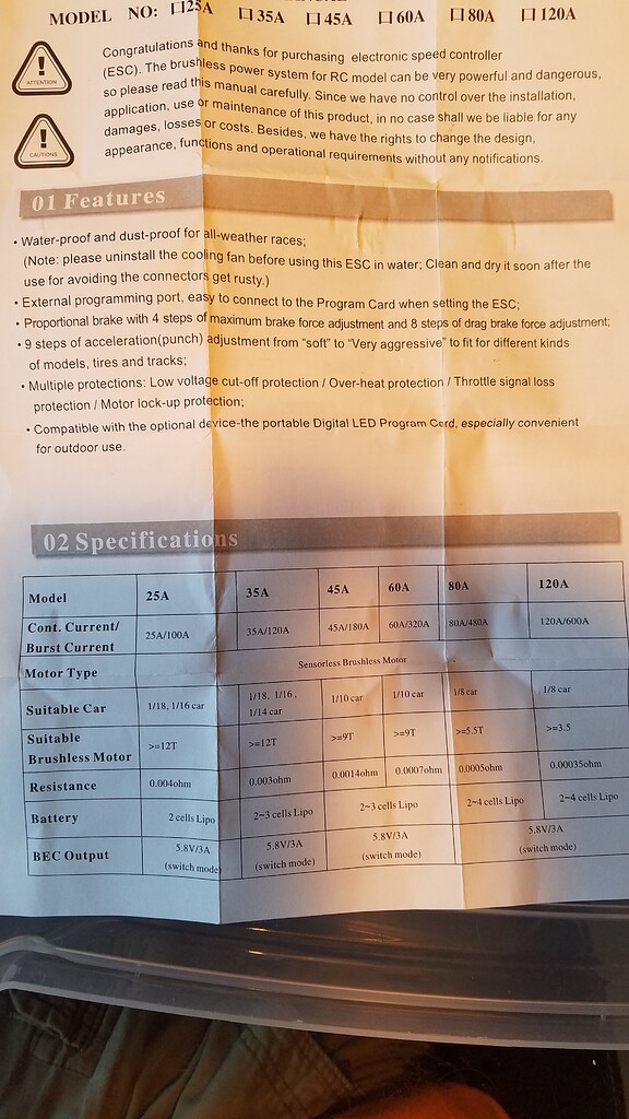 Arming a brushless motor through ESC - General Guidance - Arduino Forum