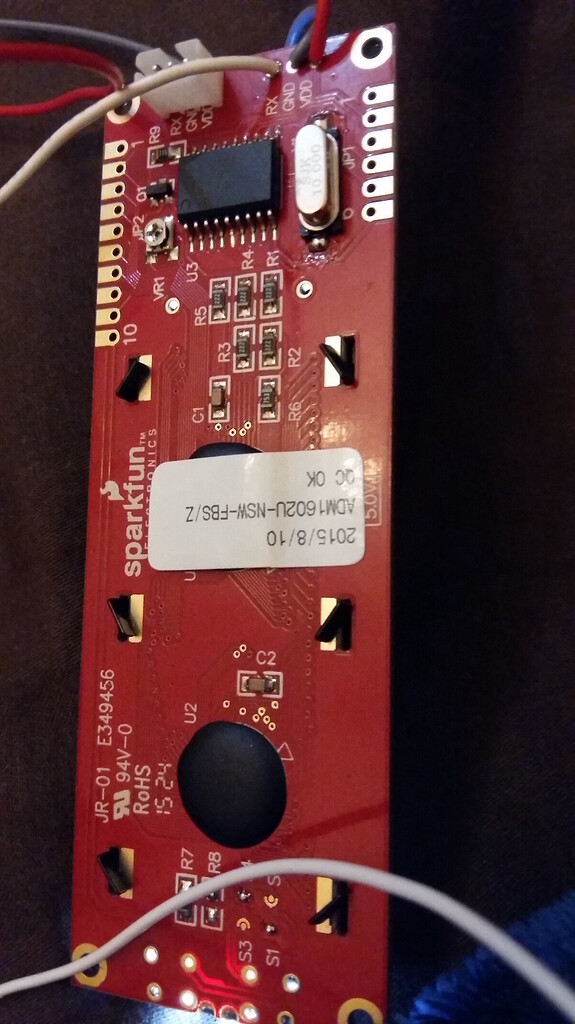 Spark fun Serial LCD - Programming - Arduino Forum