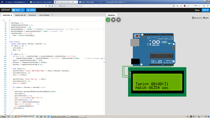 Time countdown bug - arduino nano - Programming Questions - Arduino Forum Time countdown bug - arduino nano - Programming Questions - Arduino Forum