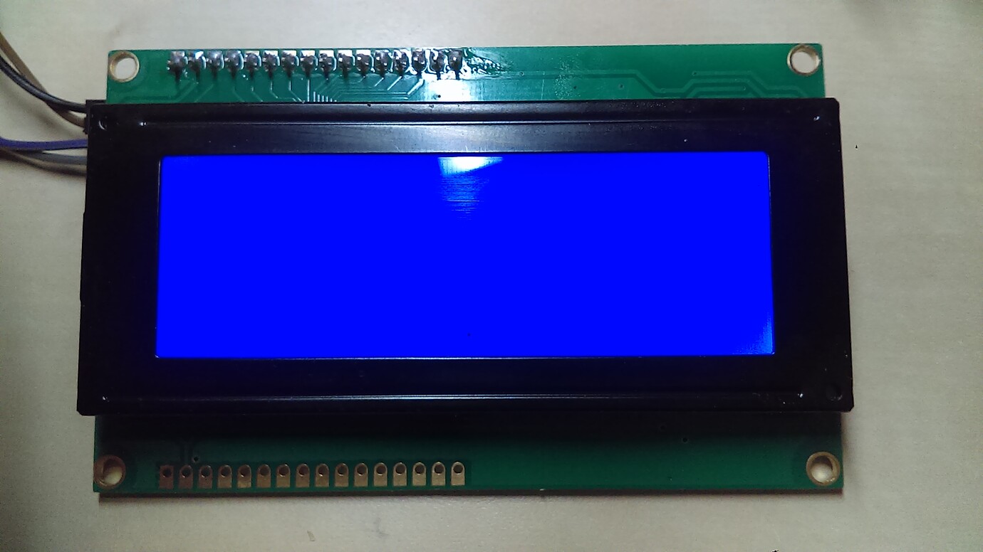 20x4 I2C LCD Display setup - Displays - Arduino Forum