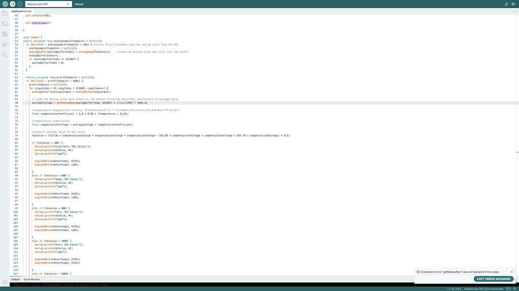 getMedianNum is Error! Can someone help me?s Can some one solve? I add code already ...