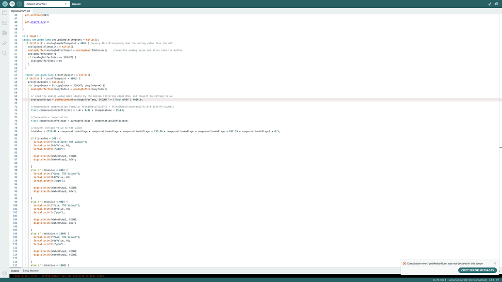 getMedianNum is Error! Can someone help me?s Can some one solve? I add code already ...