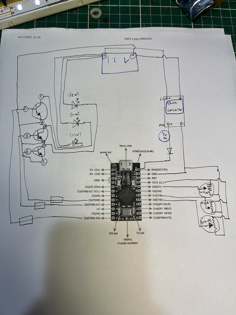 Using A Npn Diode To Control 12v Led General Electronics Arduino Forum