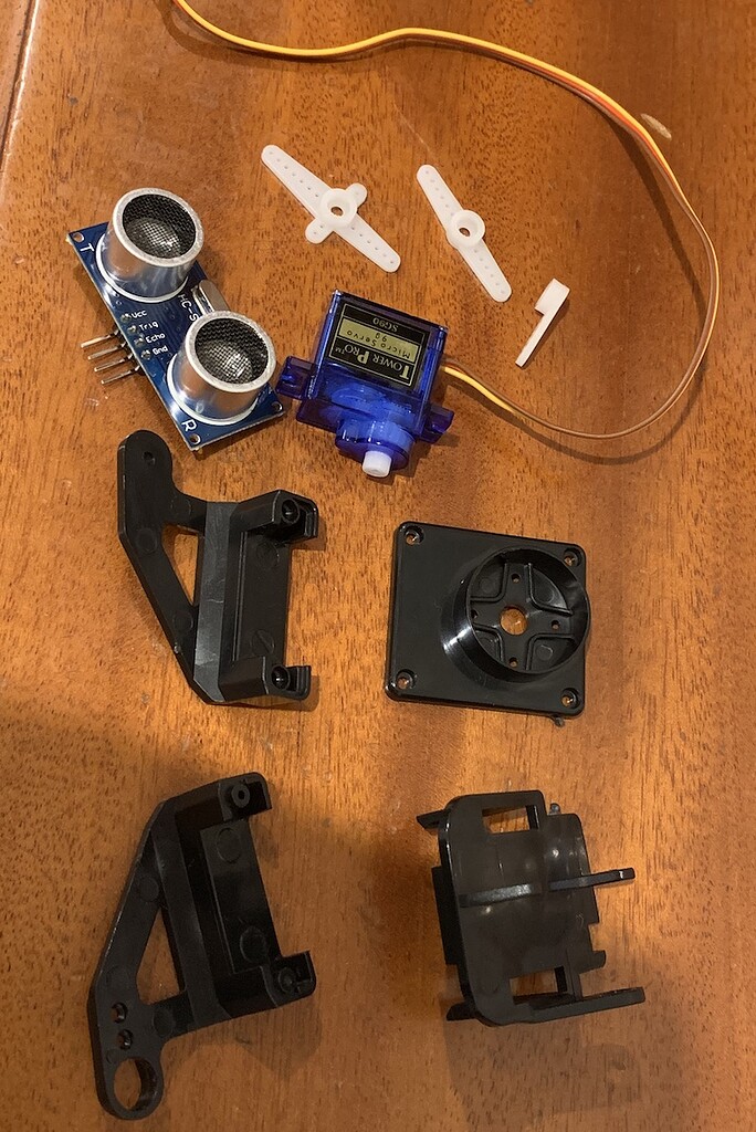 help with servo and Ultrasonic sensor bracket - Robotics - Arduino Forum