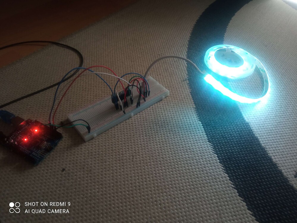 5V LED strip which do not change color - LEDs and Multiplexing - Arduino Forum