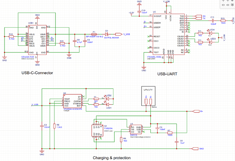 USB LiPo Charging & Step-Up: Please check my circuit - General Guidance ...