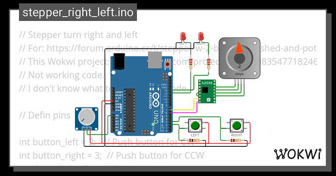 Stepper w 2 buttons pushed and potentiometer. Got stuck - Motors, Mechanics, Power and CNC ...