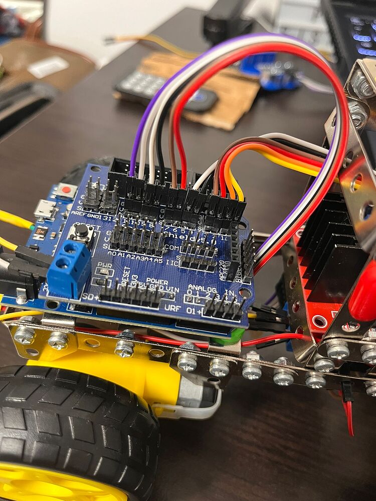 L298N motor driver connect to sensor shield 5.0V - General Guidance ...