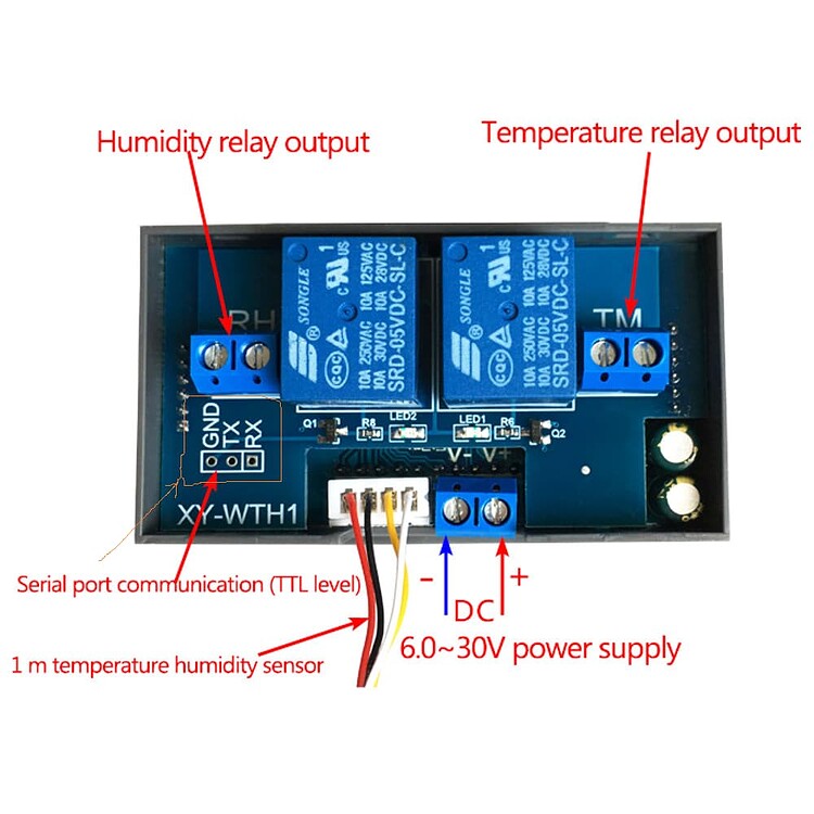 I want to interface with Chinese Temperature & Humidity Module TTL ...