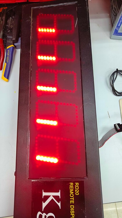 Extracting serial data and display to 5digit 7segment - General ...
