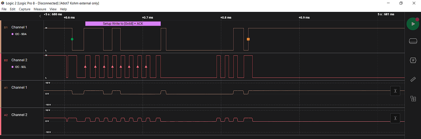 Help analyzing I2C logic captures - Pro Mini - Networking, Protocols, and Devices - Arduino Forum