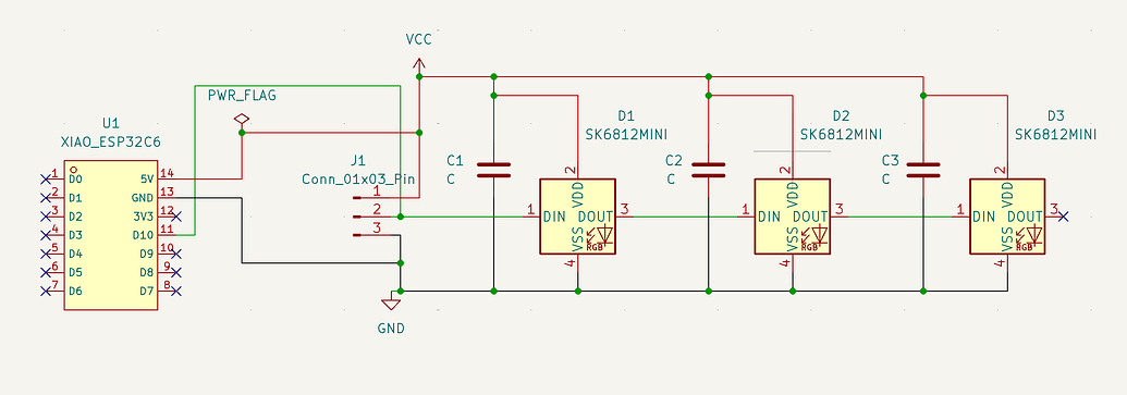 FastLED w/ XIAO ESP32-C6 - Programming - Arduino Forum FastLED w/ XIAO ESP32-C6 - Programming - Arduino Forum