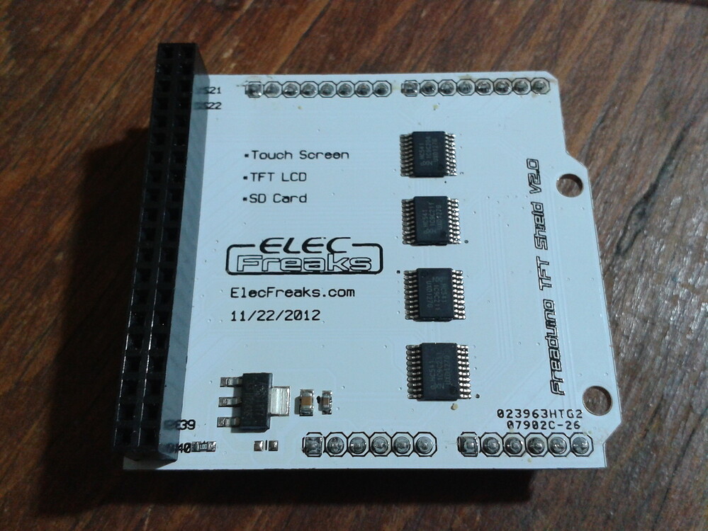 Ayuda con un TFT shield para arduino mega - Hardware - Arduino Forum