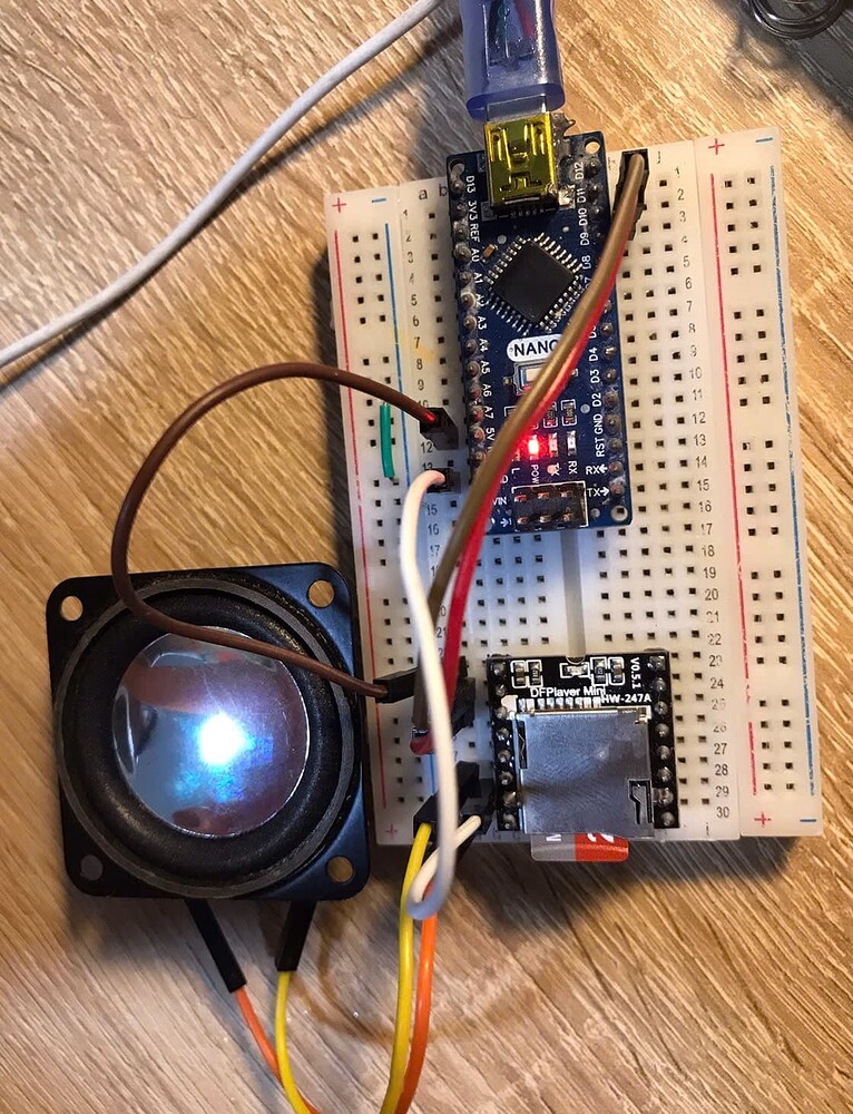 DFPlayer MP3 did not play sound - Audio - Arduino Forum