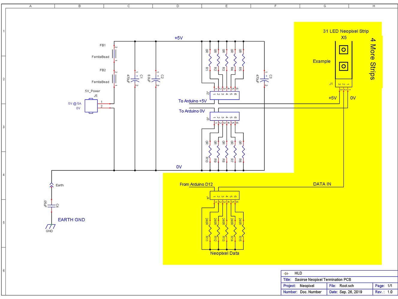 WS2812B LED flickering, not a power issue - General Guidance - Arduino Forum