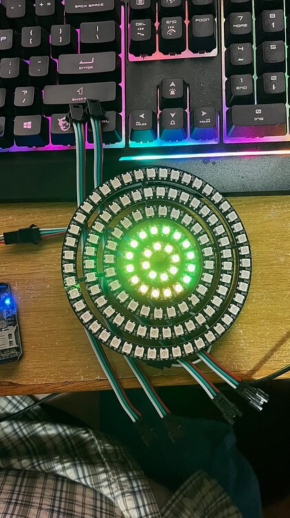 Some progress with a led ring and arduino - LEDs and Multiplexing ...