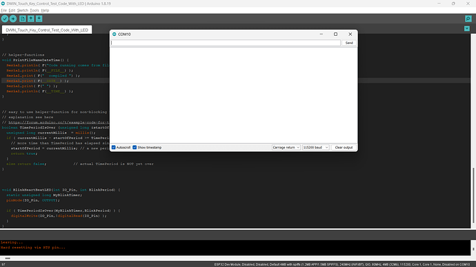 Unable to decipher communication from touch LCD to ESP32 - Page 2 - Programming - Arduino Forum