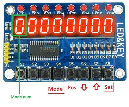 TM1628 16 Key 8 Digit LED Module - 3rd Party Boards - Arduino Forum