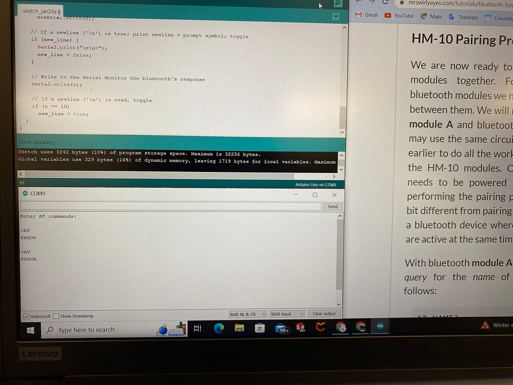 How to have 2 HM-10 Bluetooth Modules communicate - Home Automation - Arduino Forum