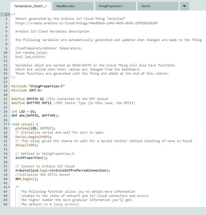 ESP8266 and IoT Cloud Help Request - Cloud IoT - Arduino Forum
