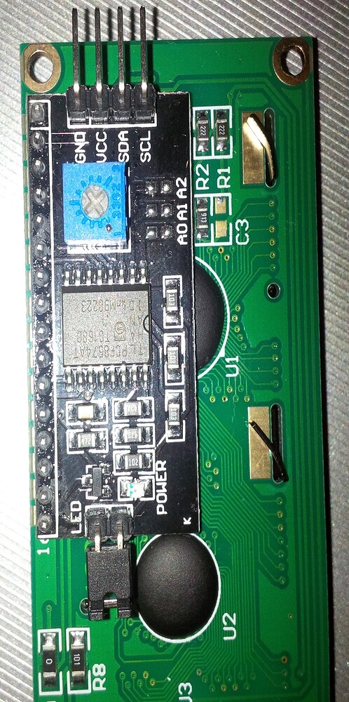 Problema con un display I2C 16x2 - Generale - Arduino Forum
