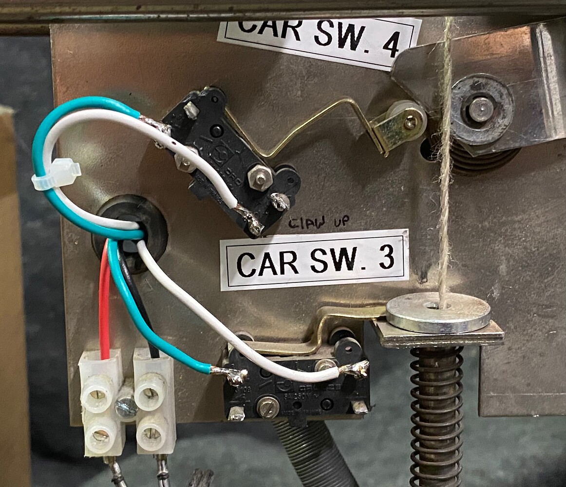Controlling DC motors with Micro Switch for Arcade Claw Machine ...