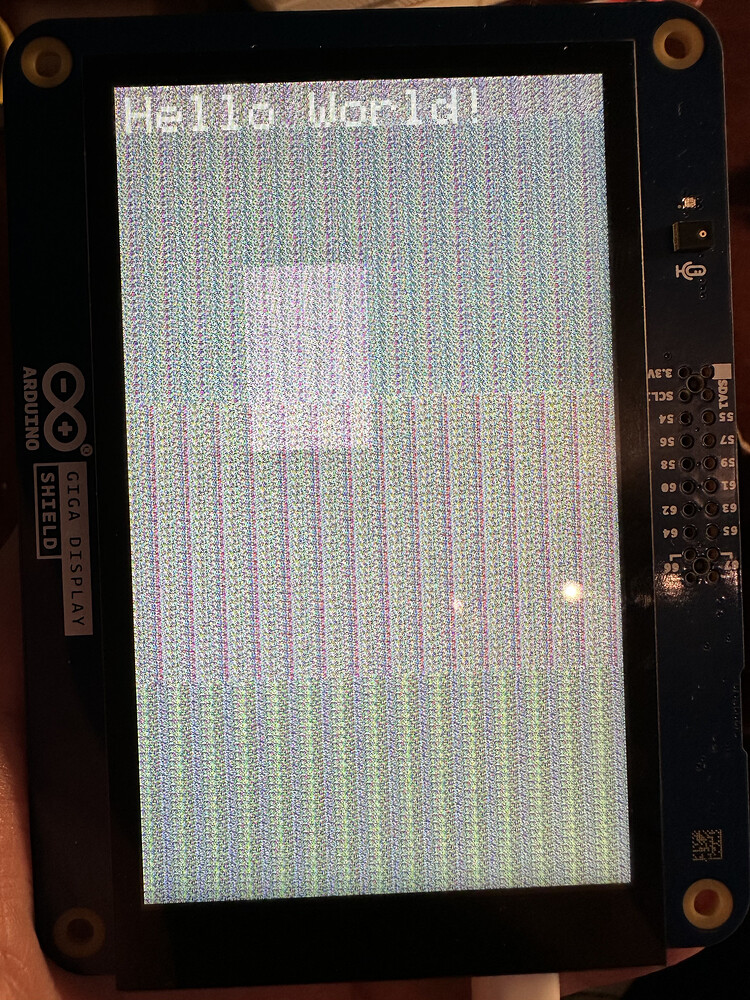 Two Errors with Giga Display Shield - GIGA Display Shield - Arduino Forum