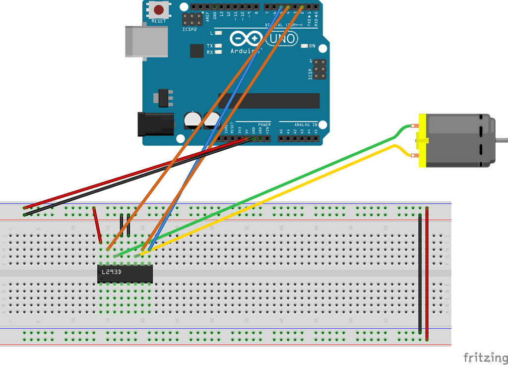 Moteur CC et pont en H - Français - Arduino Forum