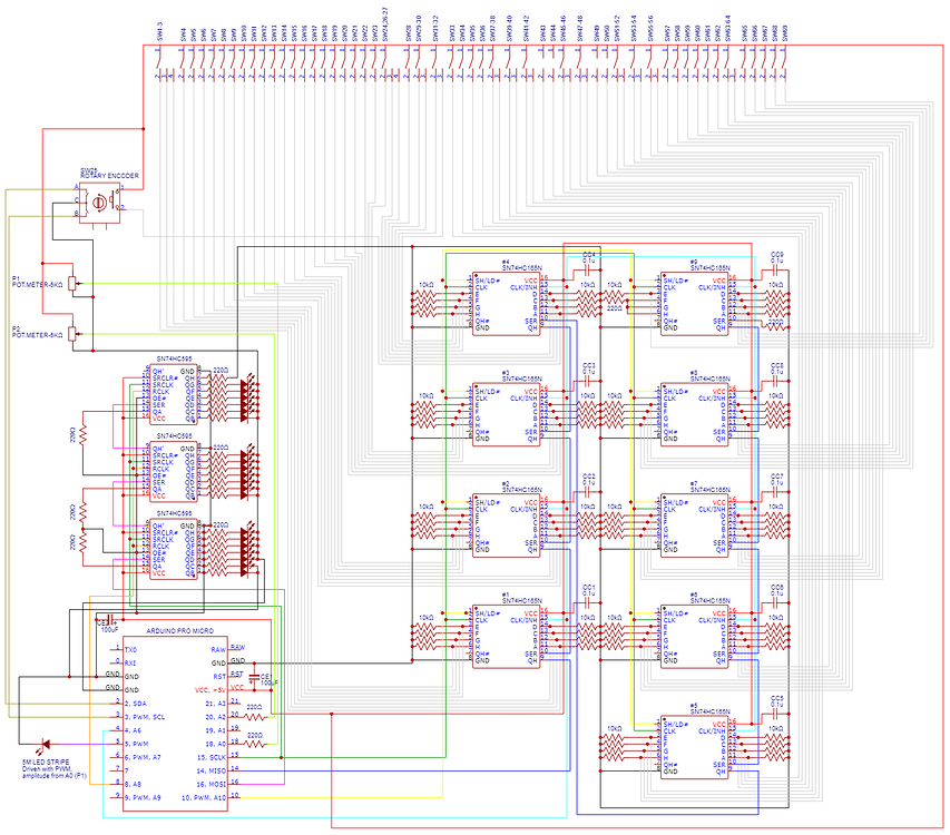 How to read more than 8 cascaded shift registers with SPI? - Page 2 - General Guidance - Arduino ...