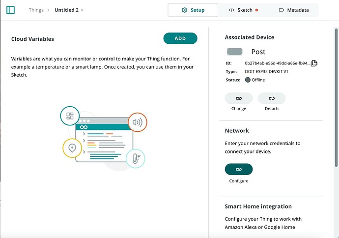 Nodemcu Esp32 Is Unable To Connect To Arduino Cloud 3rd Party Boards Arduino Forum
