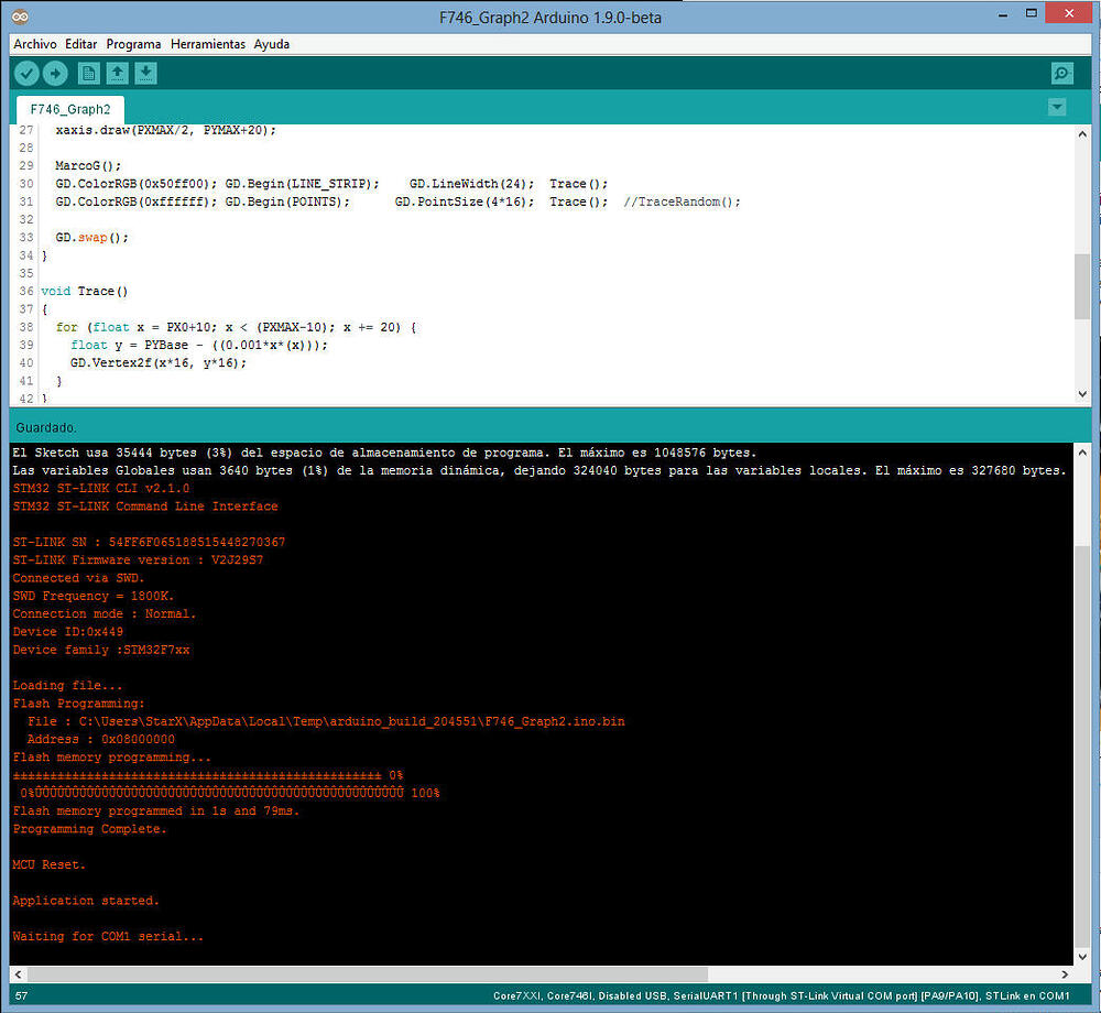Mostrar en TFT arduino una gráfica de un Array - Software - Arduino Forum