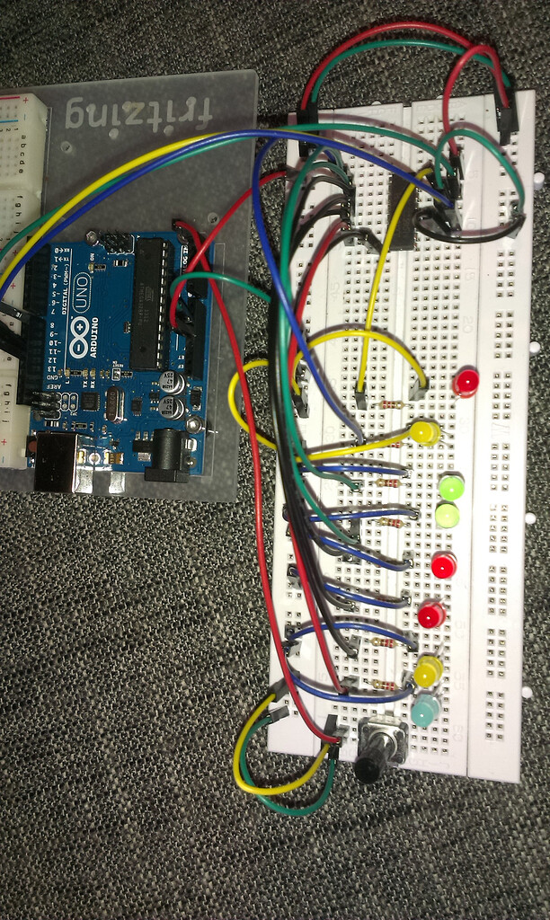 Problem mit Steuerung von 8 LEDs mit 74HC595 - Deutsch - Arduino Forum