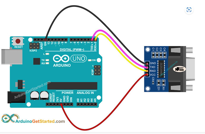 Connecting RS232 Device to Arduino Mega via Hardware Serial (TX2/RX2) - Networking, Protocols ...